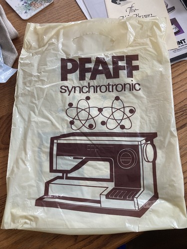 Pfaff Synchrotronic 1229 Sewing Machine vintage, shopping bag, plastic ...