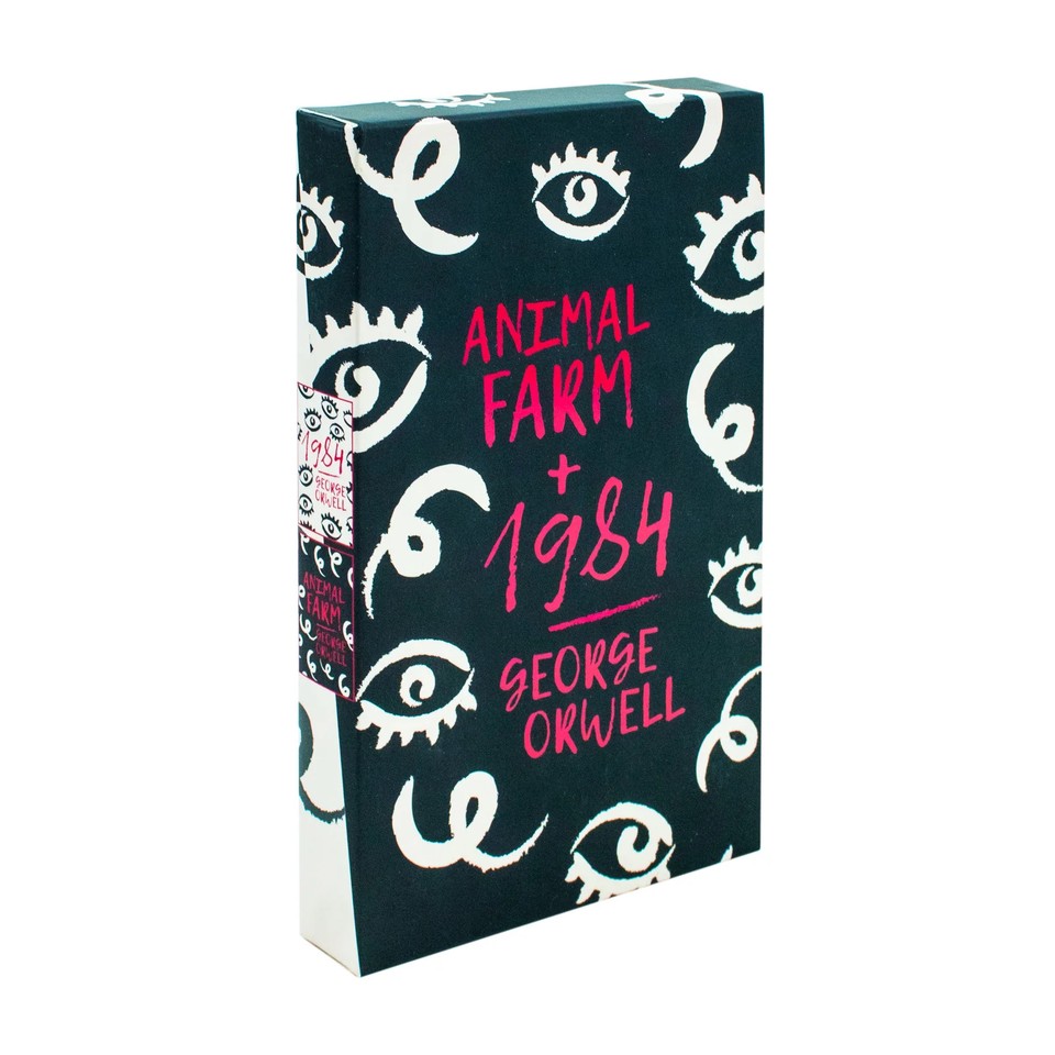 George Orwell 2 Books Set Collection, Animal Farm, 1984 Big Brot ...