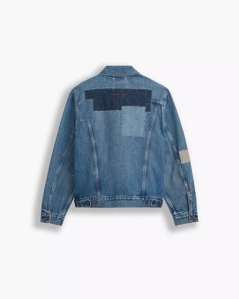 LEVI'S PREMIUM VTG FIT TRUCKER JACKET PATCHWORK SIZE LARGE VISVIM ...