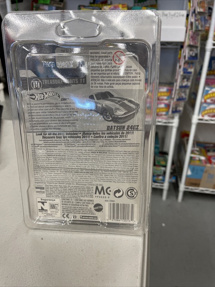 Hot Wheels 2011 Treasure Hunt Datsun 240z Unopened, in Protecto-Pak ...
