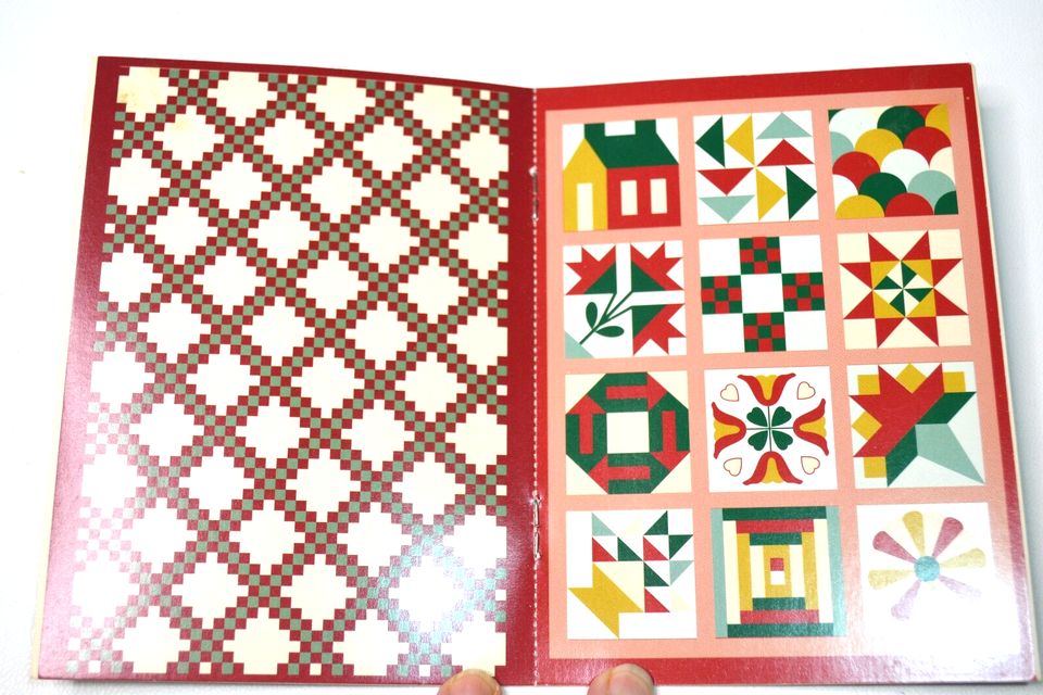 Vintage Unused 1993 Rita Weiss Red Green Quilt Postcards New | eBay
