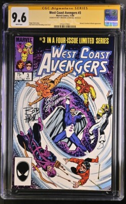 Marvel Comics West Coast Avengers #3 CGC SS 9.6 Signed Brett Breeding ...