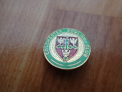 CLASSIC COLCHESTER BOWLING CLUB BOWLS ENAMEL PIN BADGE | eBay UK