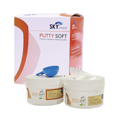 Soft Putty PVS VPS Dental Impression Material Fast / Regular Set 2x300 ...