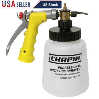 32oz Hose End White Sprayer Garden Fertilizer Pesticide Auto Mix ...