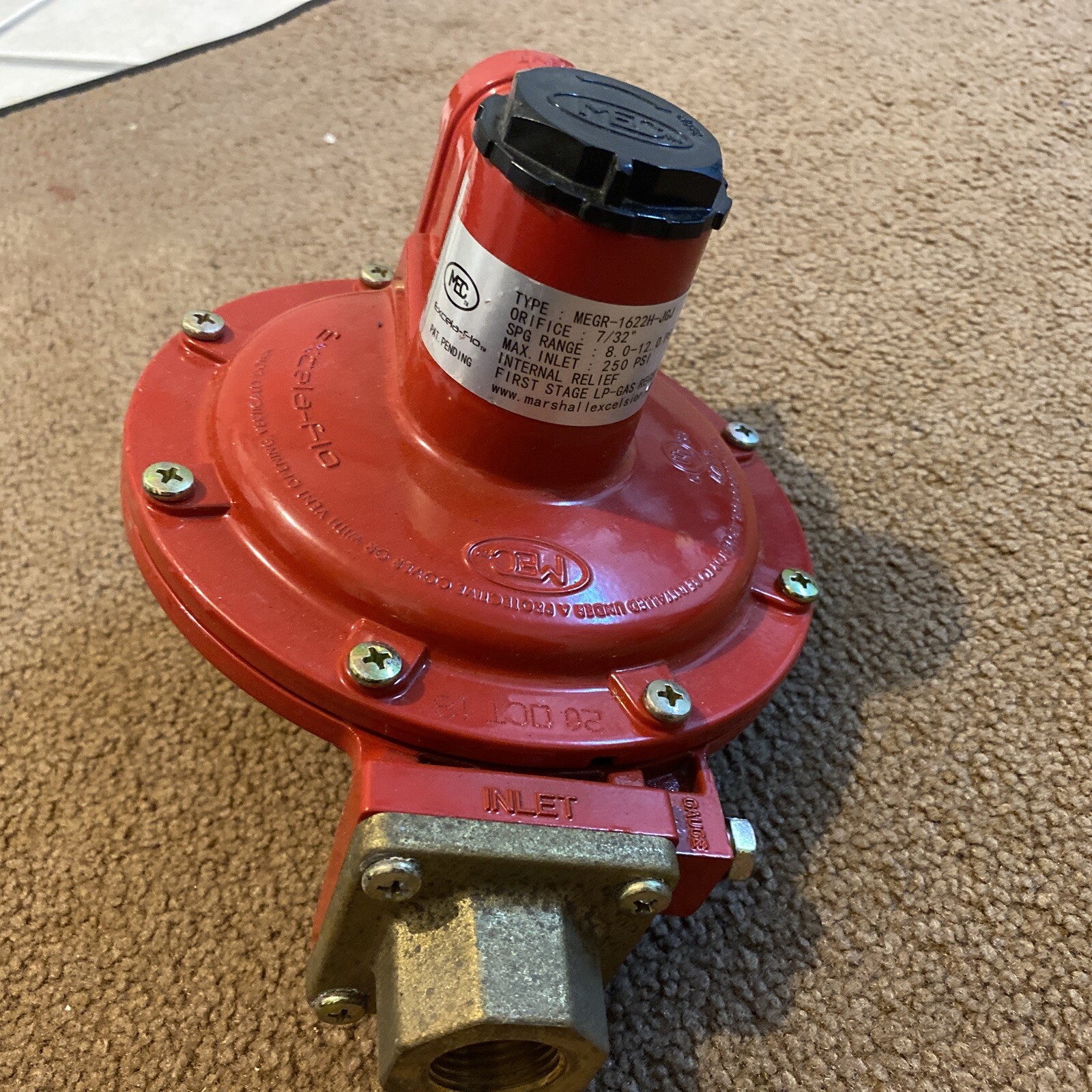 MEC Megr-1622h -jgj Excela-flo Gas Regulator for sale online | eBay