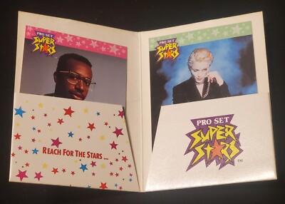 LOT (2) PRO SET MADONNA & MC HAMMER SuperStars Musicards Prototypes w ...