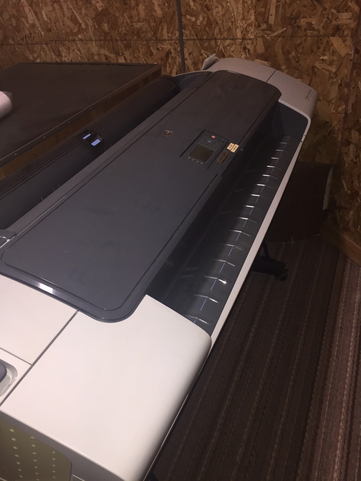 HP DesignJet T770 Color Printer w/Hard Disk On Stand CN375A CH539A 42 ...