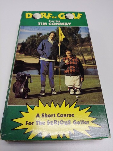 Rare VHS ~ Dorf On Golf & Dorf's Golf Bible~Tim Conway~68 Minutes Of ...