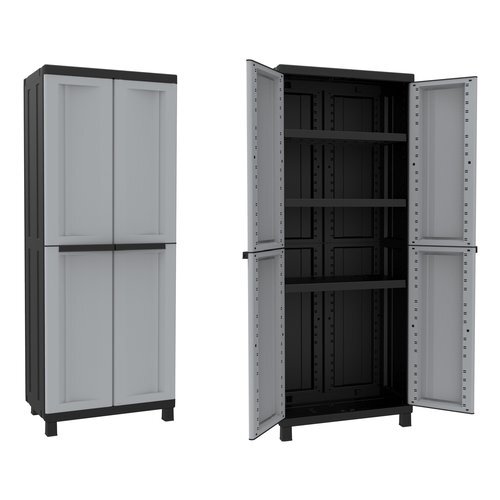 Terry 2680B Armoire Cabinet Haut Double Portes 68x39xh170 CM Résine ...