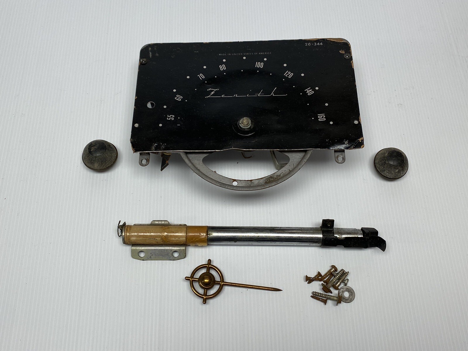 Vintage Zenith Model 5K037 Radio Transoceanic Antenna Faceplate Knobs ...