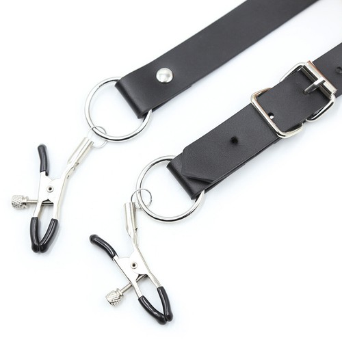 Labia Open Leg Strap Clamp Clip Clitoris Clitoris Nipple Clamps Women ...