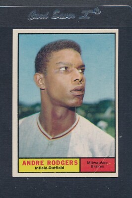 1961 Topps #183 Andre Rodgers Braves EX/MT *8859 | eBay