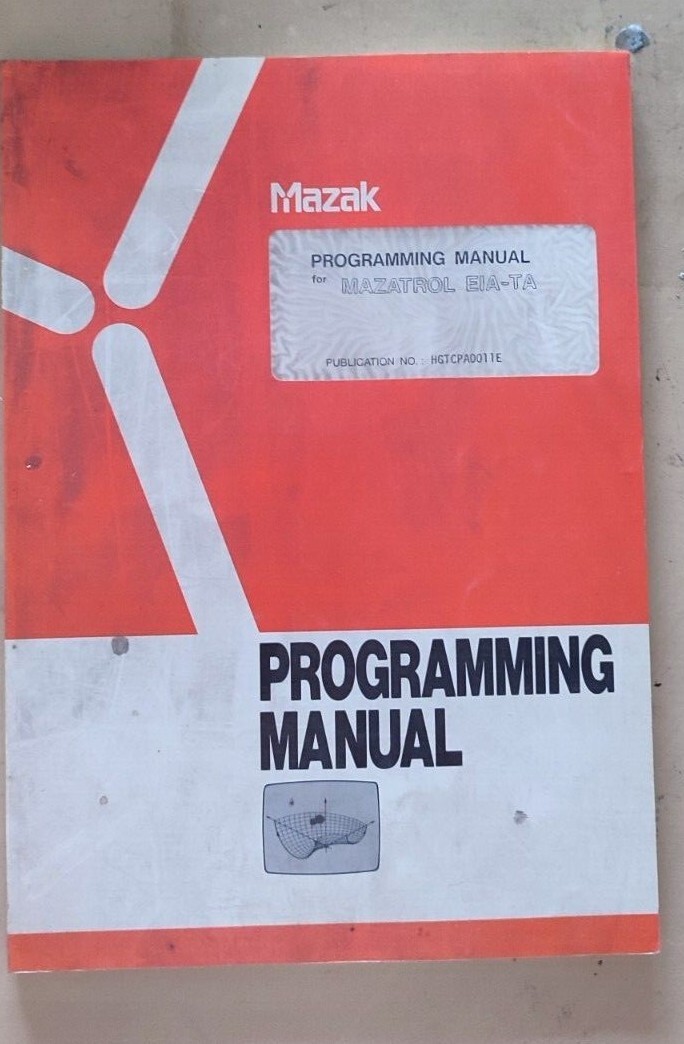 MAZAK MAZATROL EIA-TA Programming Manual | eBay