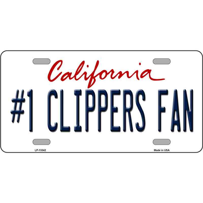 Number 1 Clippers Fan Novelty Metal License Plate Tag Tag LP-13342 | eBay