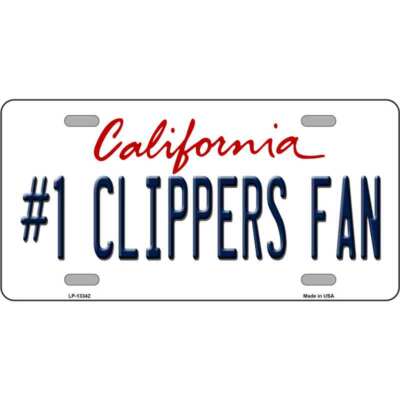 Number 1 Clippers Fan Novelty Metal License Plate Tag Tag LP-13342 | eBay