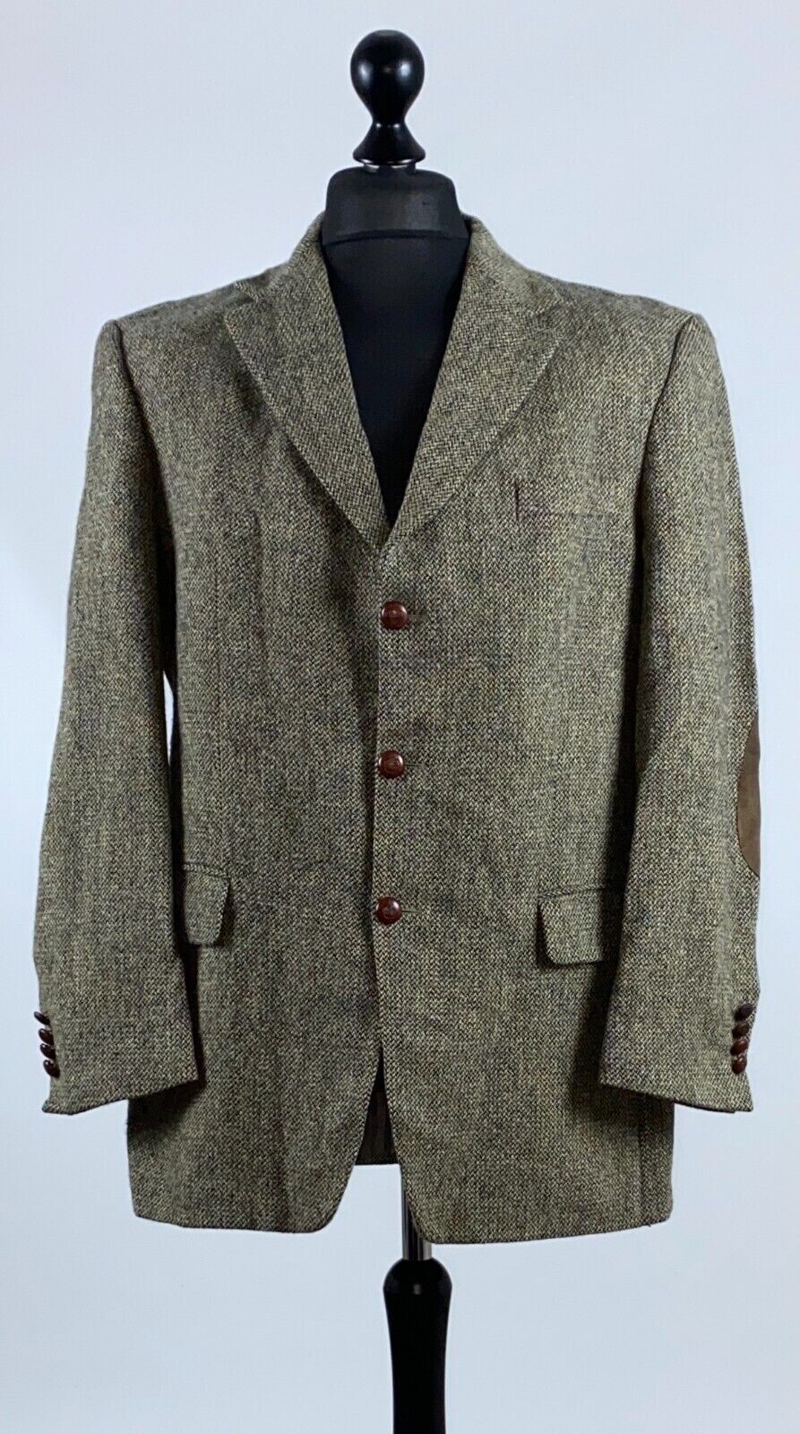 Harris Tweed Mario Barutti Men's Wool Blazer Jacket S… - Gem