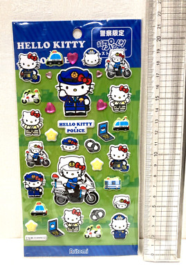 Sanrio Stickers Puffy Hello Kitty police Japan | eBay