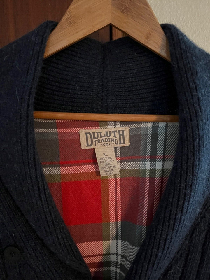 Wool Men Duluth Jacket Navy Blue XL | eBay