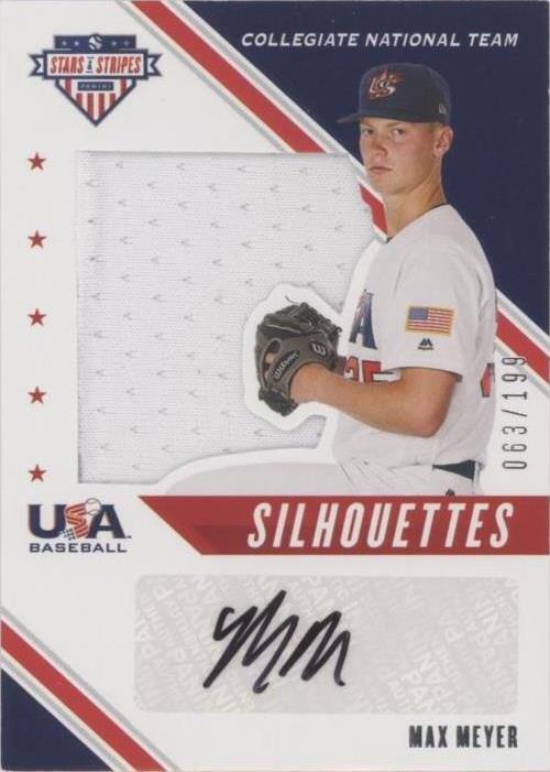 2020 Panini USA Baseball Stars & Stripes - Silhouettes Signatures Max ...