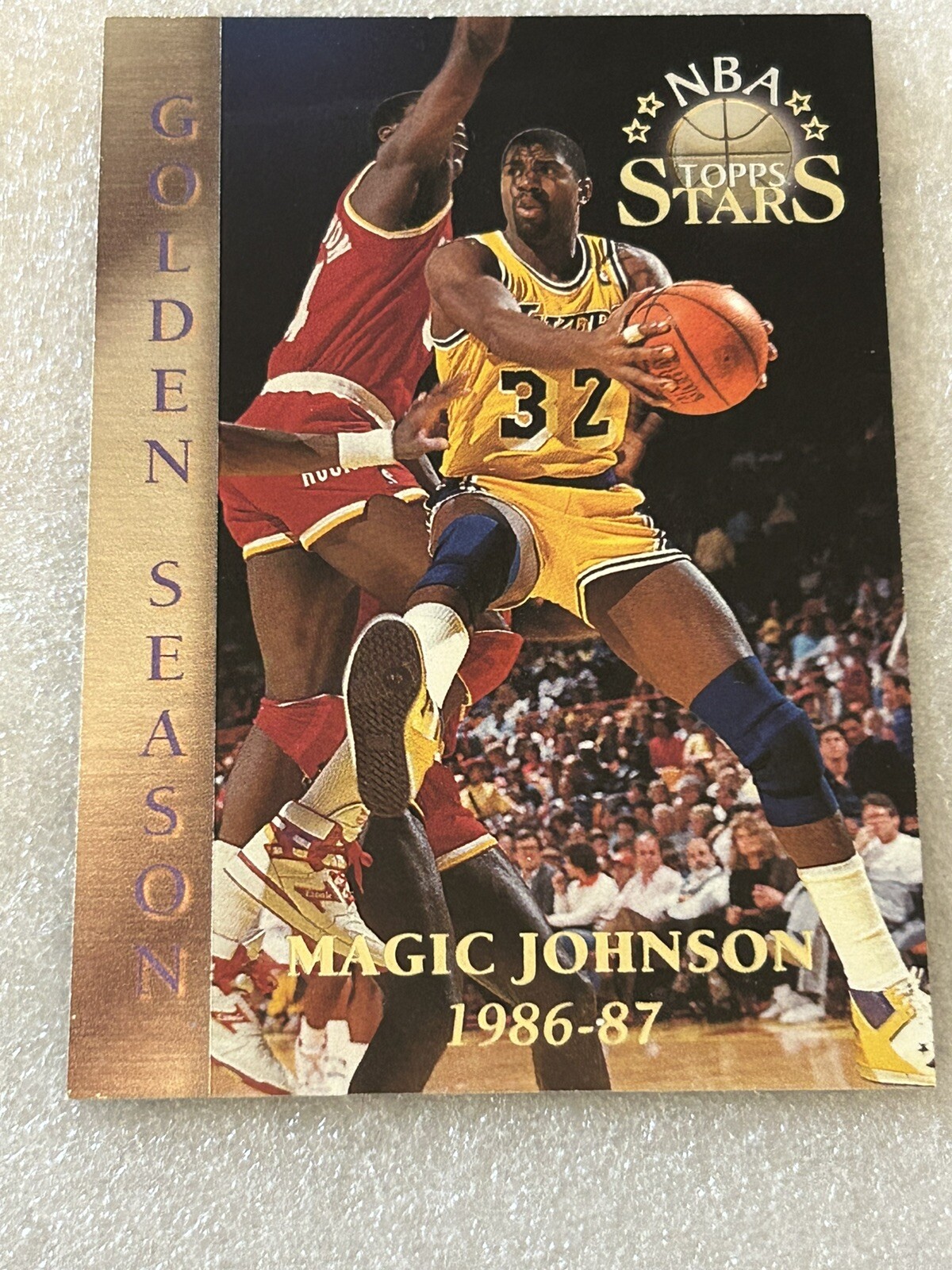 MAGIC JOHNSON 1996 TOPPS NBA STARS GOLDEN SEASON LAKERS | eBay