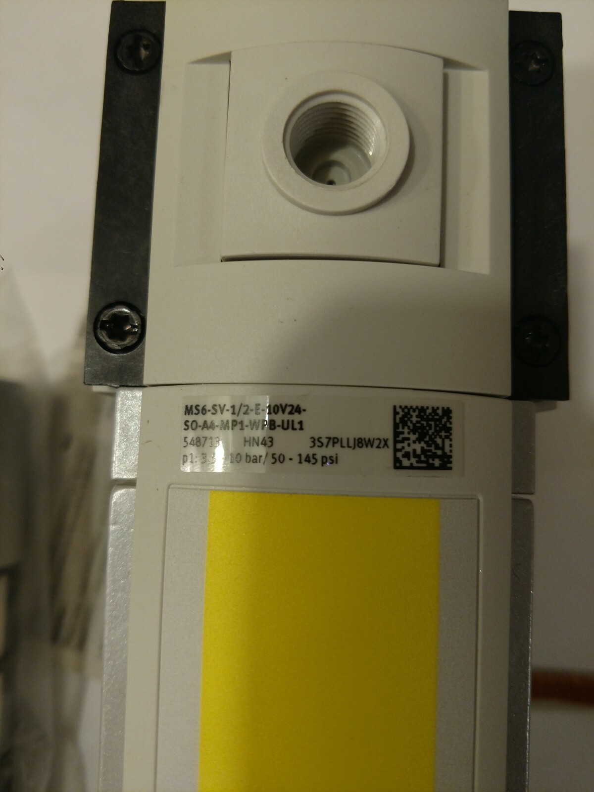 Festo Ms6-sv-1/2-e-10v24-so-a4-mp1-wpb-ul1 | eBay