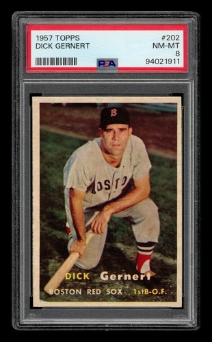1957 Topps Set-Break #202 Dick Gernert PSA 8 NM-MT | eBay