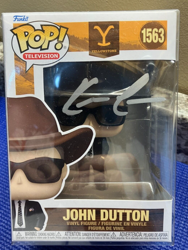 Kevin Costner Signed Autographed John Dutton Yellowstone Funko Pop ...