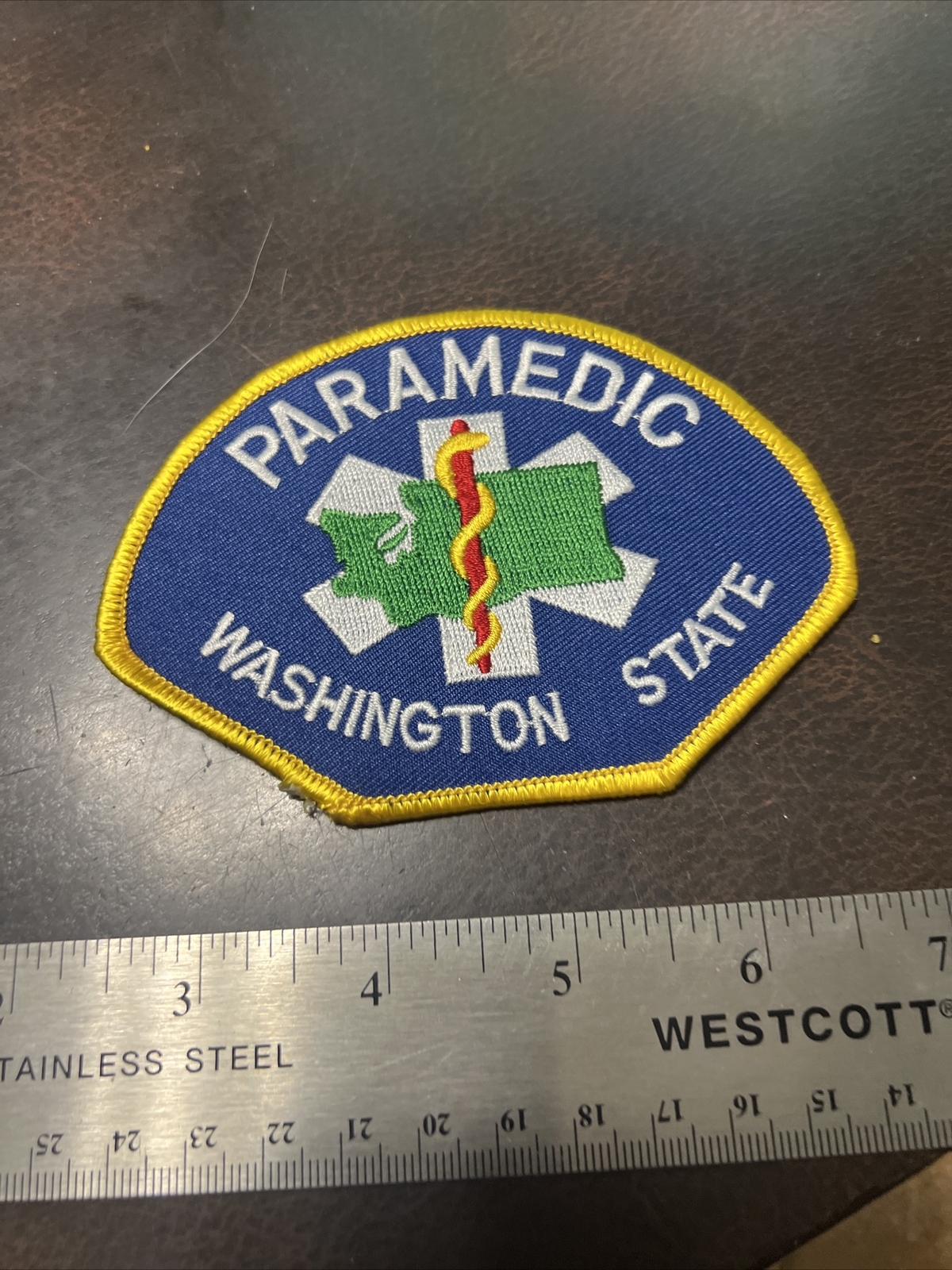 Vtg Obsolete Fire Department Patch Washington State Paramedic | eBay