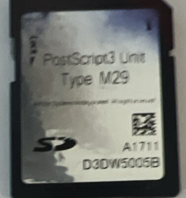 RICOH POSTSCRIPT Unit3 TYPE M29 FOR MP 2555 3555 4055 5055 6055 OEM | eBay