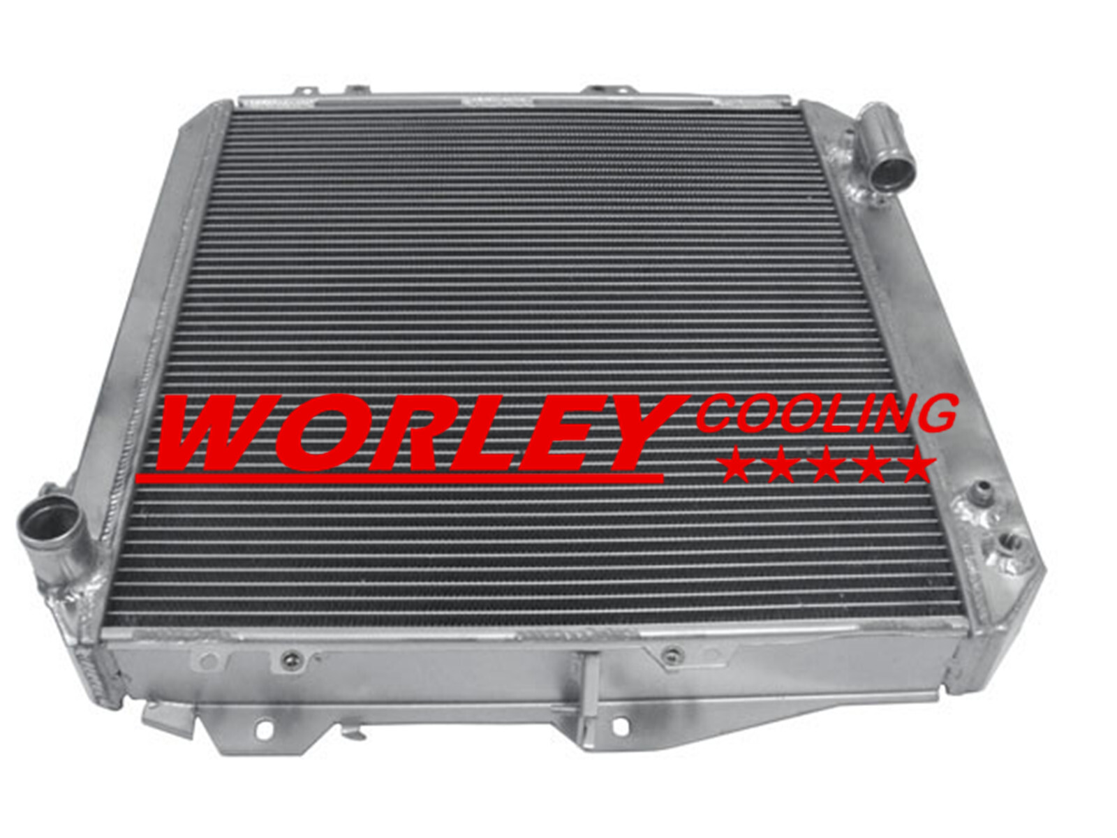 2ROW aluminum radiator for Toyota HILUX LN105 LN106 LN111 Diesel 2.8L ...