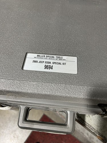 NOS MOPAR Miller Special Tools Kit 9694 2005 Jeep GRAND CHEROKEE AXLE ...