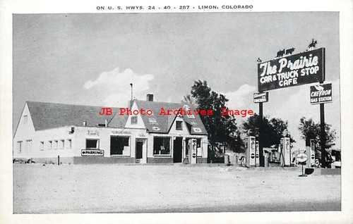 CO, Limon, Colorado, Prairie Cafe Truck Stop,Chevron Gas Station,Kropp ...