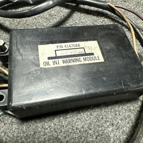 Mercury Mariner 6 Cylinder Oil Warning Module And Sensor 41470A26 ...