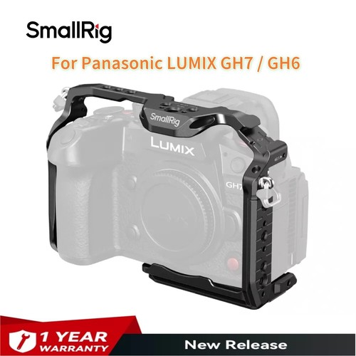 SmallRig GH7 HawkLock Quick Release Cage for Panasonic LUMIX GH7/GH6 ...