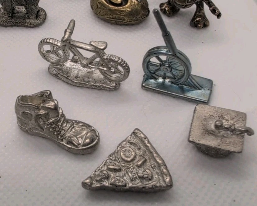 Monopoly Metal Game Pieces Lot of 40 Replacement Tokens | eBay