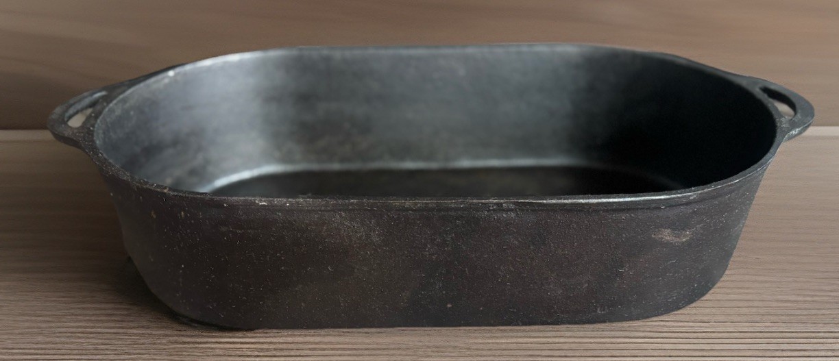 Camp Chef Golden Spike 1869 Cast Iron Oval Roaster 12 Qt Dutch Oven ...