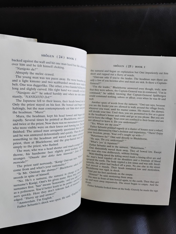 1975 First Edition Delacorte Press, SHOGUN Complete Novel James Clavell ...