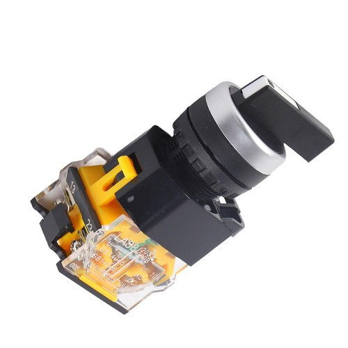 22mm 3 Position Auto Reset Rotary Switch Handle Universal Control ...