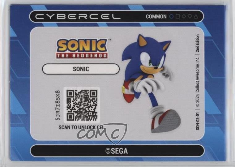 2024 Cybercel Sonic The Hedgehog Series 2 Sonic the Hedgehog #SON-02-01 ...