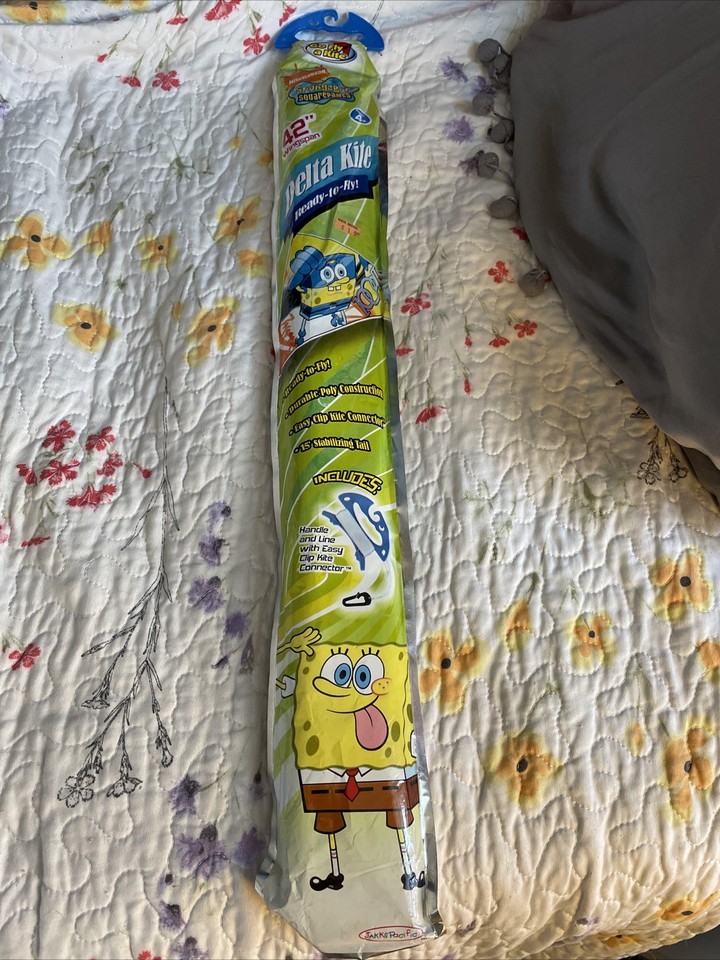 Spongebob SquarePants Delta Kite 2007 NIP | eBay