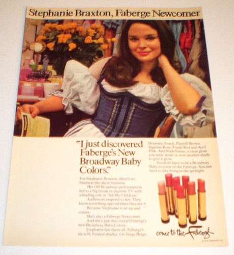 1975 Faberge Lipstick ~ Stephanie Braxton All My Children ~ VINTAGE ...