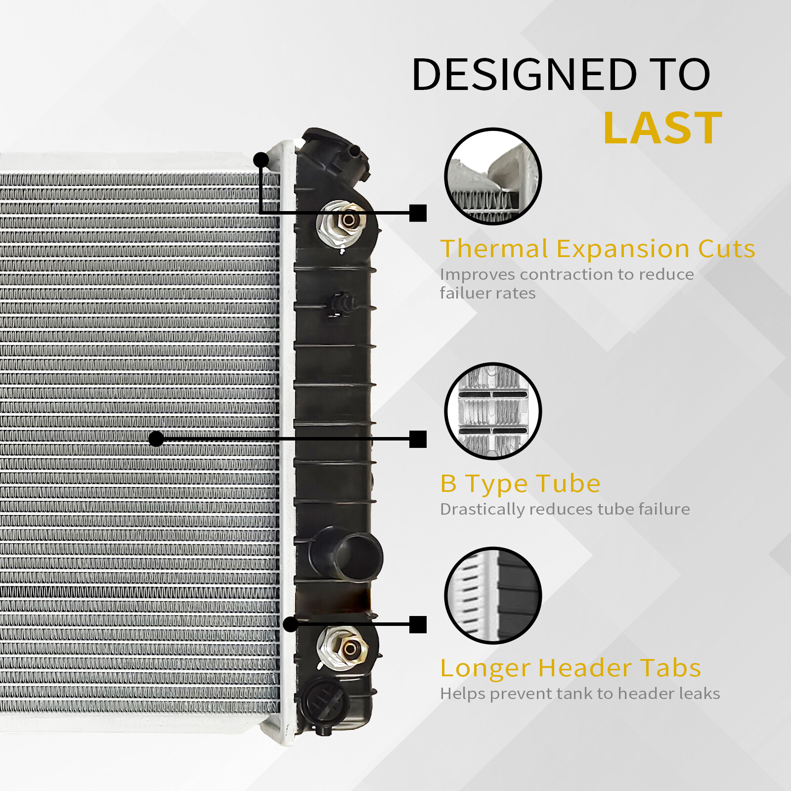 AT Radiator for Asuna Sunrunner 1992 Chevrolet Tracker 1989-91 Geo ...