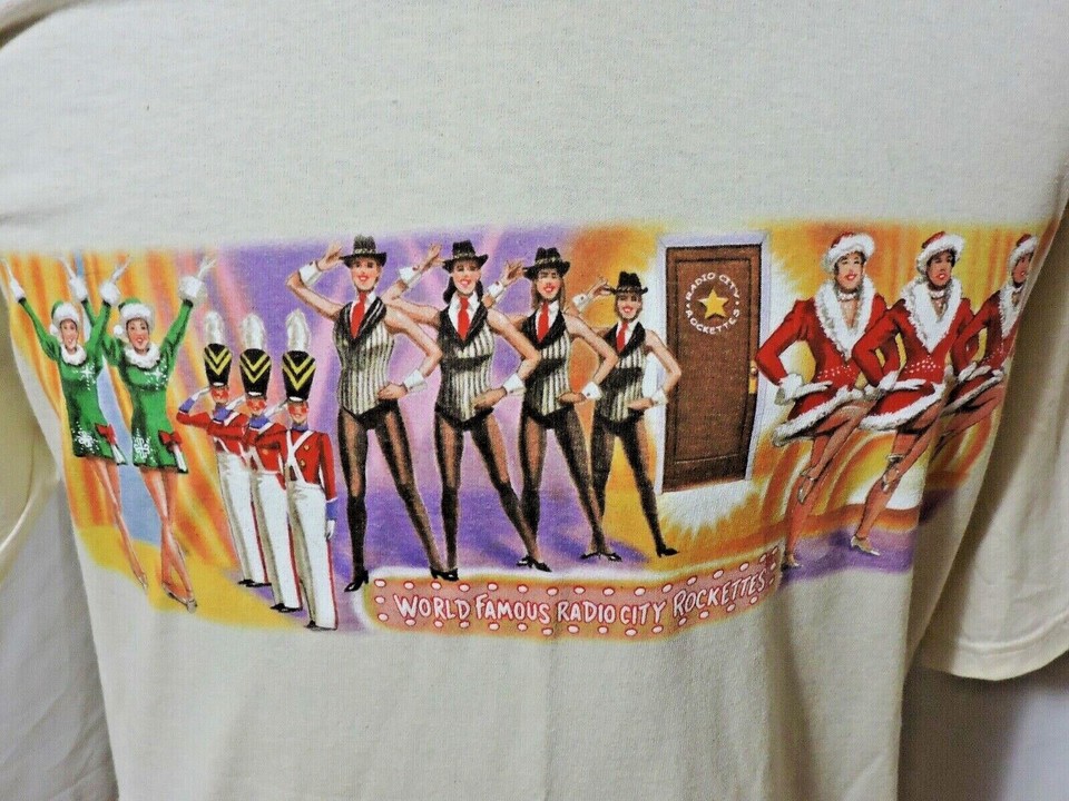 Rockettes T-shirt Small Medium Radio City Music Hall Christmas NYC ...