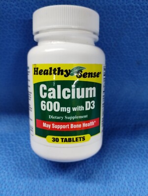 Healthy Sense Calcium 600mg with D3 | eBay
