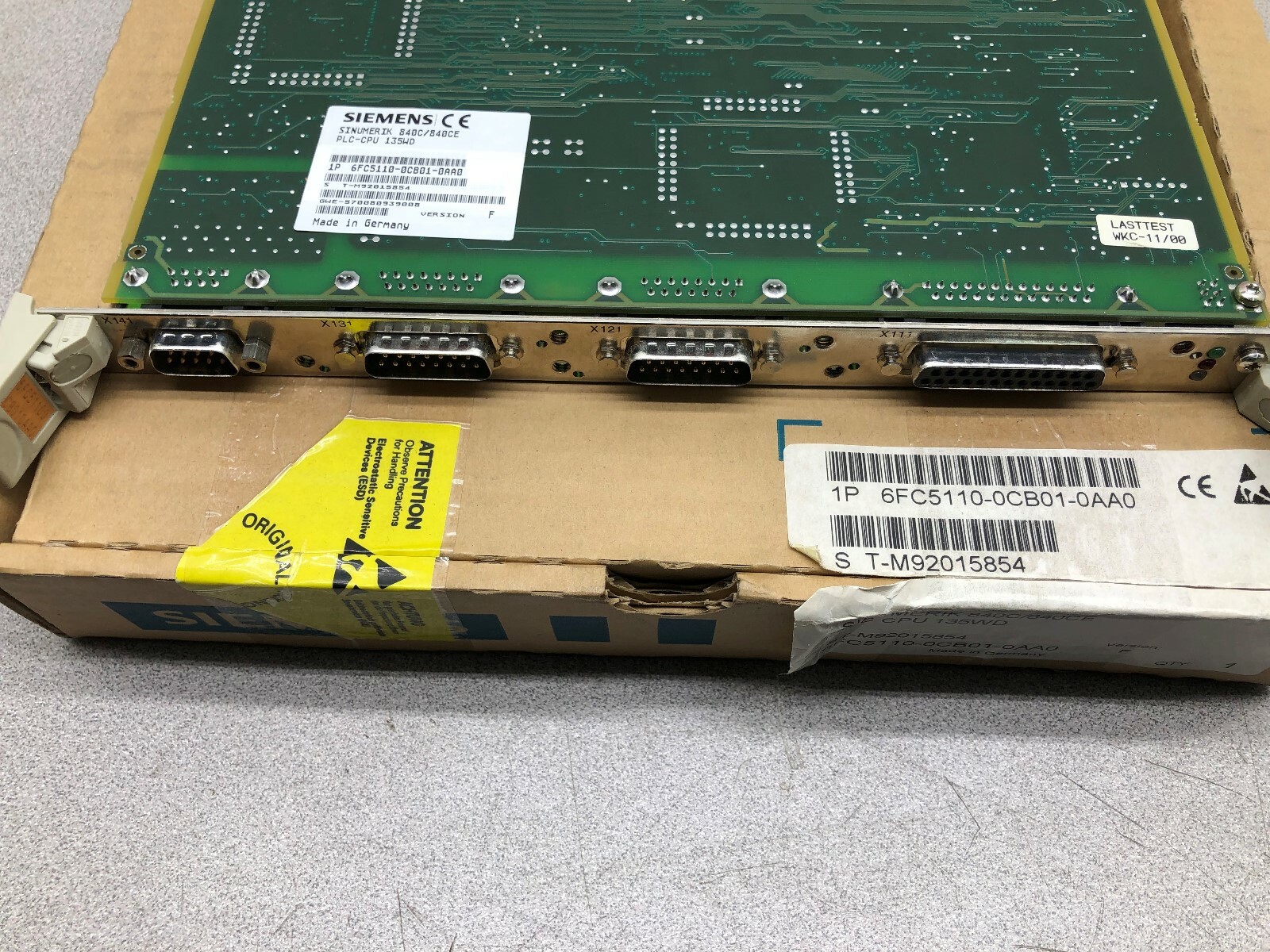 NEW IN BOX SIEMENS PLC CPU INTERFACE MODULE 6FC5110-0CB01-0AA0 | eBay