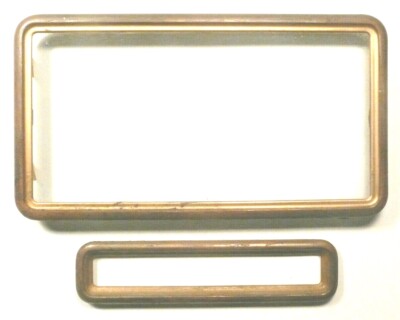 vIntage General Electric GE model F-96: LARGE FACEPLATE w/ GLASS & PRE ...
