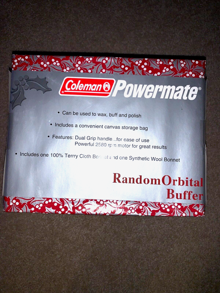 Coleman Powermate Random Orbital Buffer with bag, in Christmas gift ...