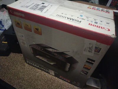 Canon Pixma MX892 AIO Wireless Photo Printer, Scanner, Copier, Fax ...