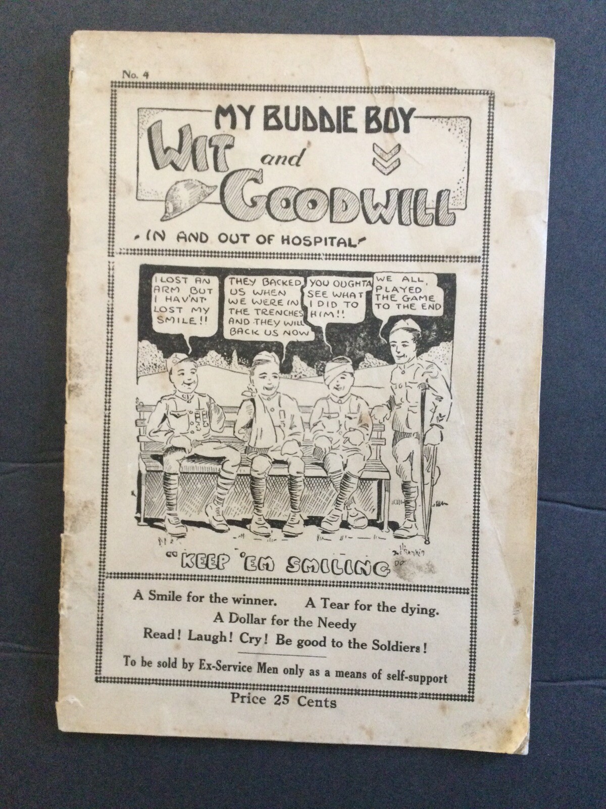My Buddie Boy Wit And Goodwill #4, Military Humor Book, sold by wounded ...